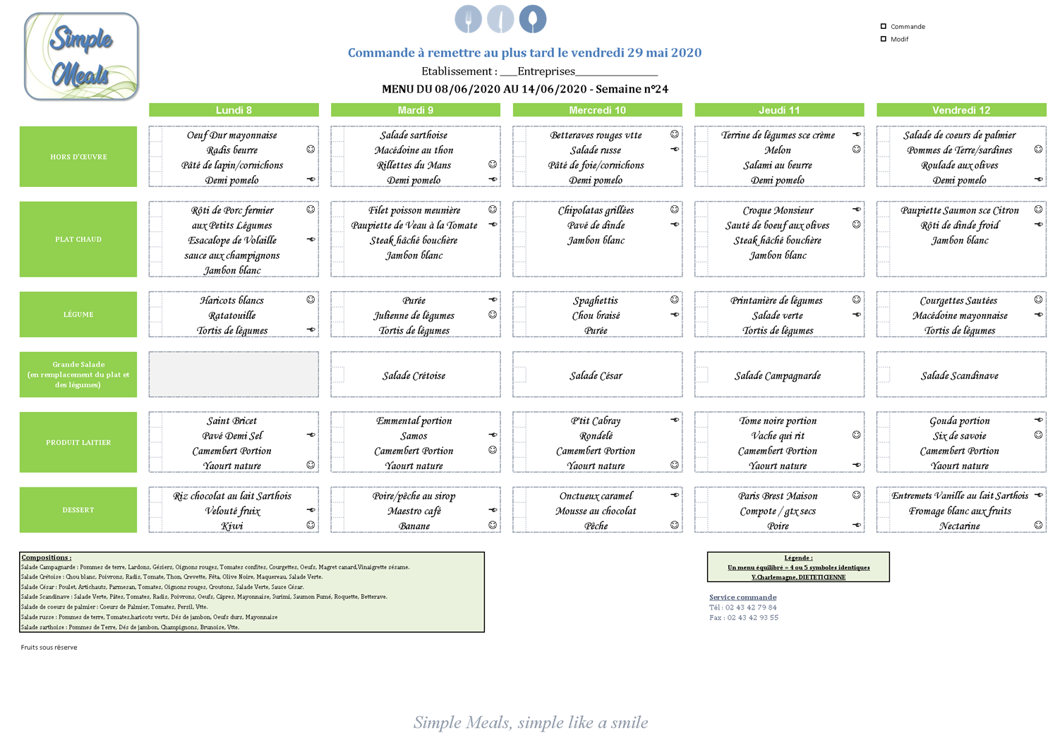 NOUVEAU : Simple Meals - Des Menus Simples pour vos repas de tous les ...